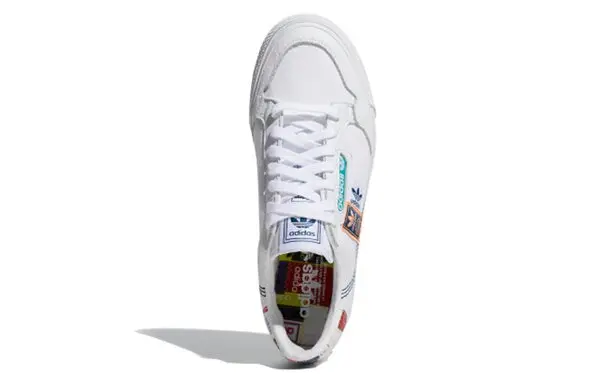 Adidas Continental Vulc Sneakers - White/blue/green