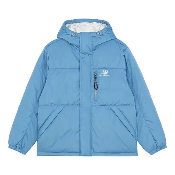 NEW BALANCE Warm Down Jacket Asia Sizing 'blue - Blue/white