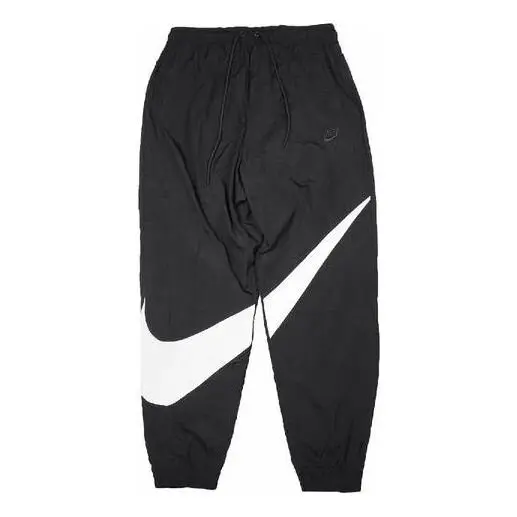 Nike Casual Breathable Lacing Bundle Feet Sports Pants/trousers/joggers Autumn Black - Multi-color