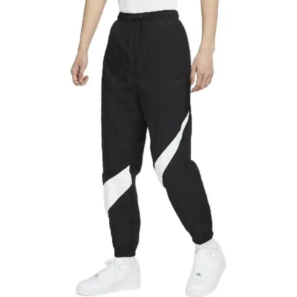 Nike Casual Breathable Lacing Bundle Feet Sports Pants/trousers/joggers Autumn Black