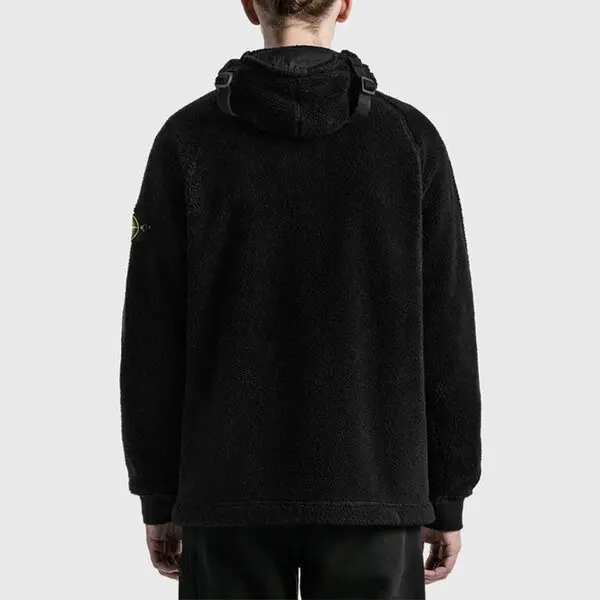 Stone Island Cotton Pile Garment Dyed Sweatshirt
