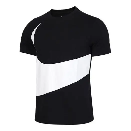 Nike Swoosh Short Sleeve T-shirt - Black