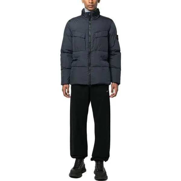 Stone Island Waffen Patch Crinkle Labs Down Padded Jacket