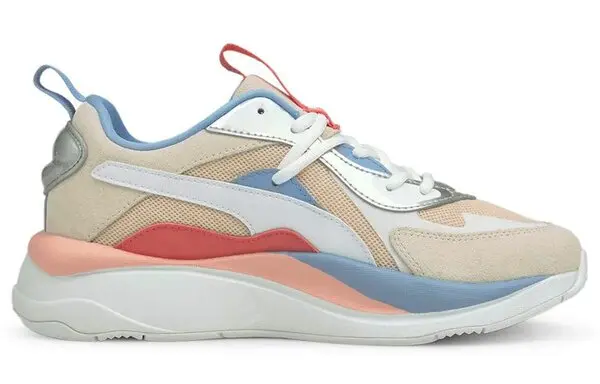 PUMA Rs-curve "aura Shift Sand" Sneakers - /blue/red