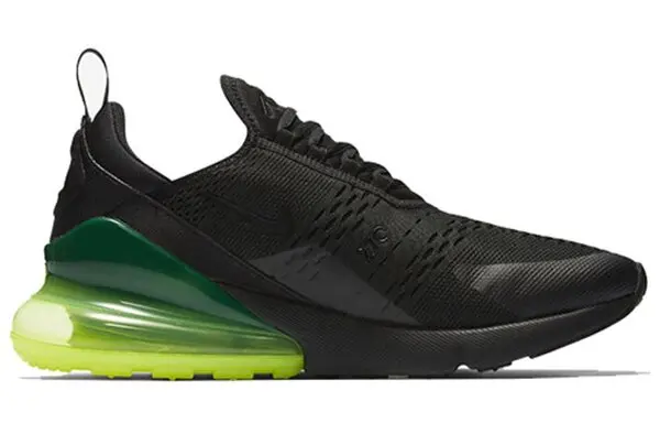 Nike Max 270 Athletic Sneakers - Black/volt