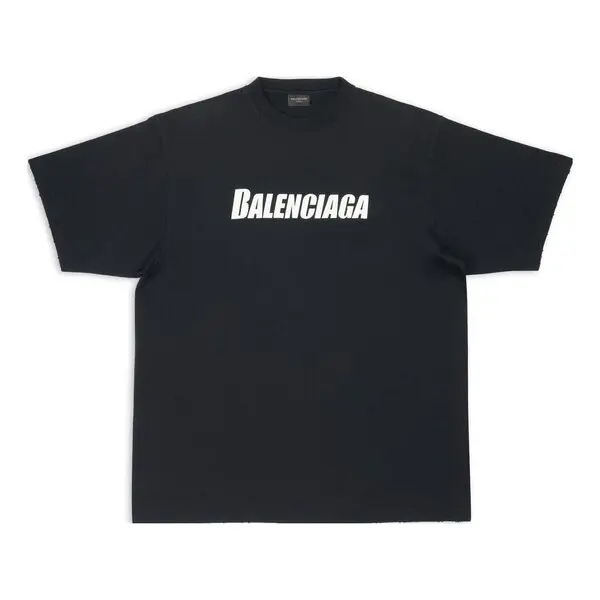Balenciaga Boxy Fit T-shirt - Black