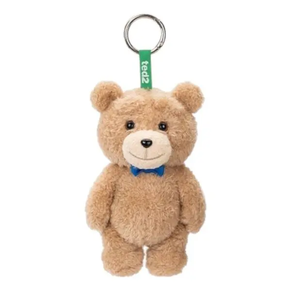 POP MART Ted2 Teddy Bear Plush Pendant With Bow Tie - Multi-color