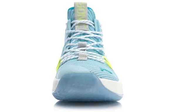 LI-NING Mid-top Athletic Sneakers - Blue/white