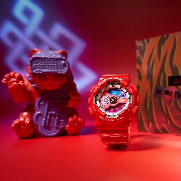Casio G-shock Analog-digital Watch - Red