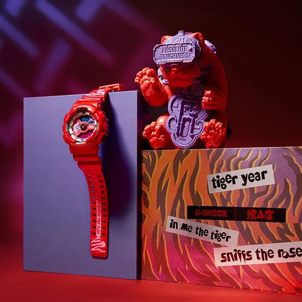 Casio G-shock Analog-digital Watch - Red
