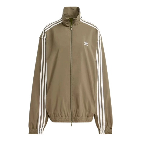 Adidas Adilenium 2 Oversized Track Jacket - Khaki