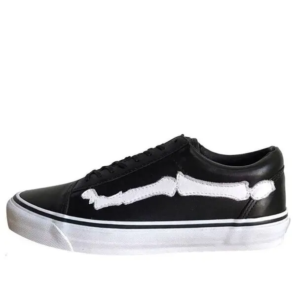 VANS Blends X Old Skool Zip Lx 'bones' Sneakers - Black/white