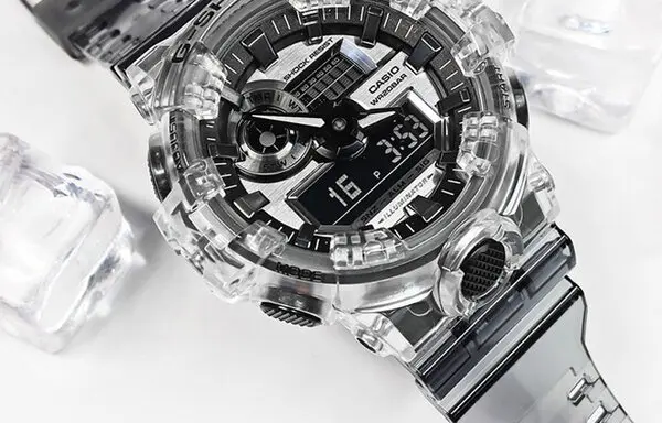 Casio G-shock Analog-digital Watch - Silvergray