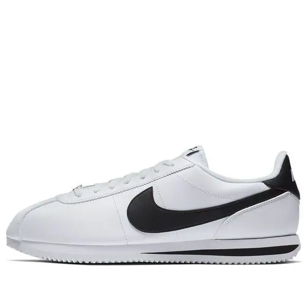 Nike Cortez Basic Leather Sneakers - White/black