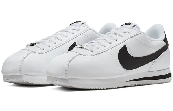 Nike Cortez Basic Leather Sneakers - White/black