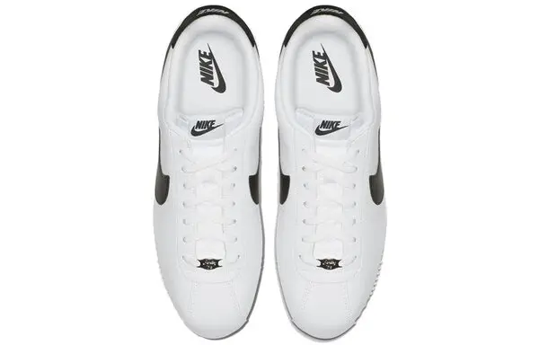 Nike Cortez Basic Leather Sneakers - White/black