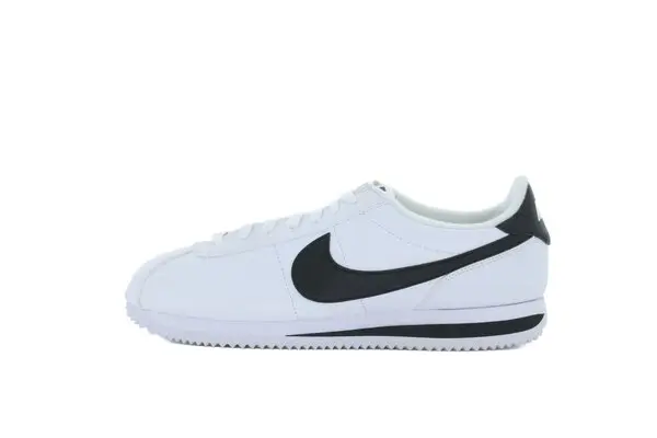 Nike Cortez Basic Leather Sneakers - White/black