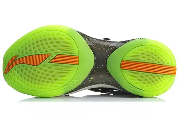 LI-NING Speed 6 Premium Athletic Sneakers - Blackgreen