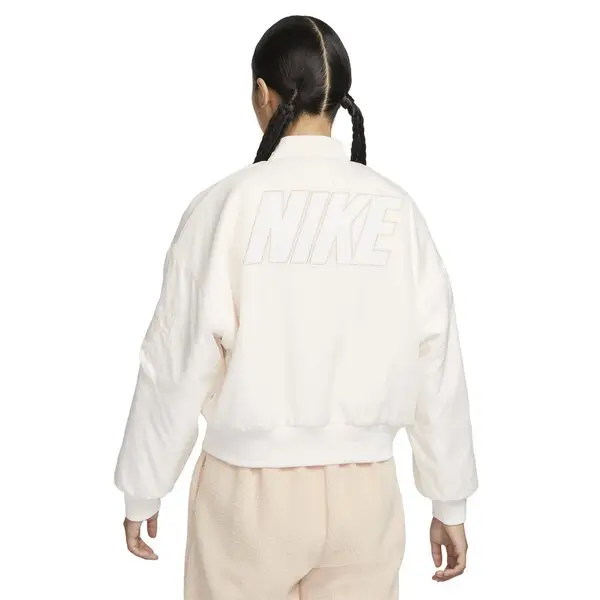 Nike Reversible Faux Fur Bomber Jacket