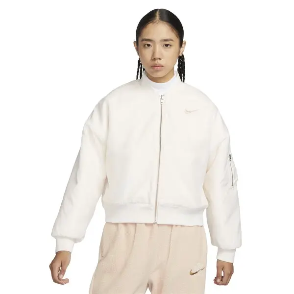 Nike Reversible Faux Fur Bomber Jacket