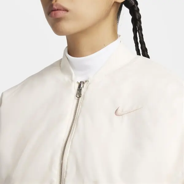 Nike Reversible Faux Fur Bomber Jacket