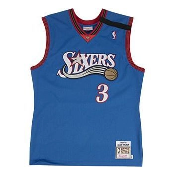 Mitchell & Ness Philadelphia 76ers Allen Iverson Retro Jersey - Blue