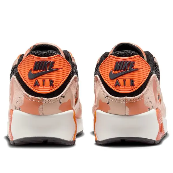 Nike Max 90 Premium Camouflage Sneakers - Bio Beige/safety Orange/phantom