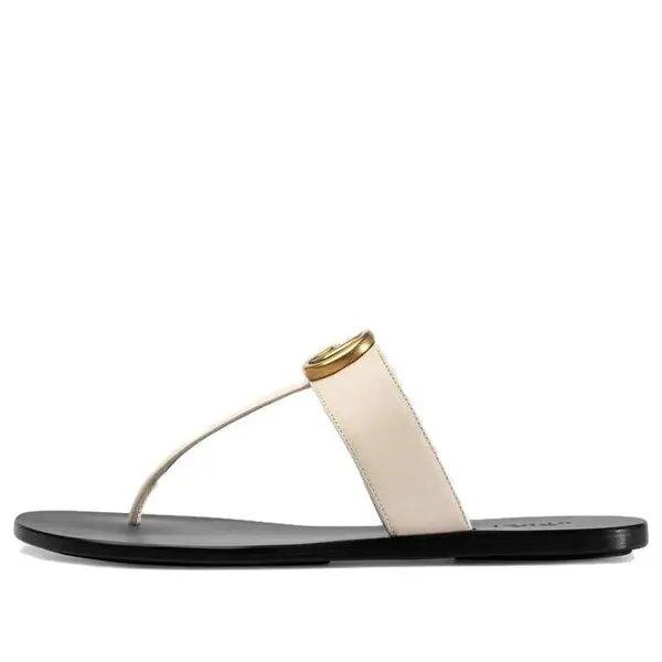 Gucci Thong Sandal With Double G Detail - Default Color