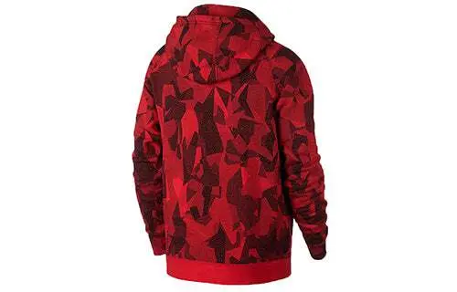 Nike Kyrie Irving Basketball Zip-up Fleece Hoodie - Red