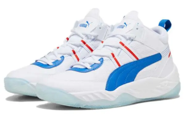 PUMA Rebound Future Nextgen Sneakers - White/royal/red