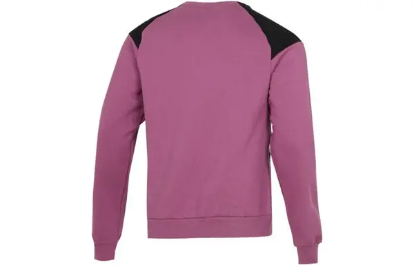 Nike Ss22 Colorblock Logo Printing Round Neck Purple