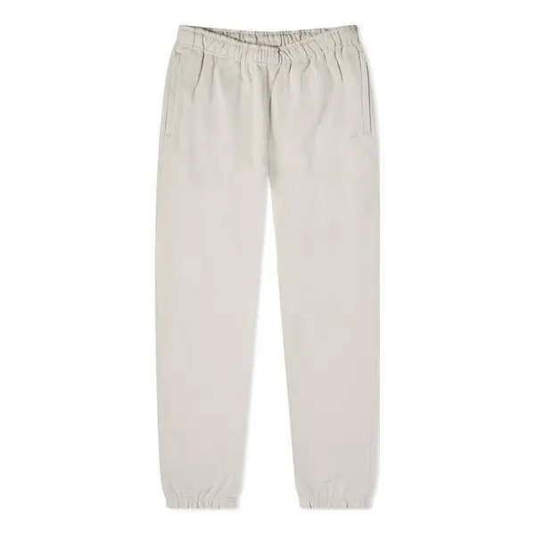 Nike Logo Embroidered Casual Stay Warm Solid Color Sports Pants/trousers/joggers Beige - Multi-color