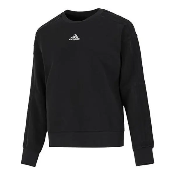 Adidas Must Have 3-stripe Sweatshirt Asia Sizing - Black