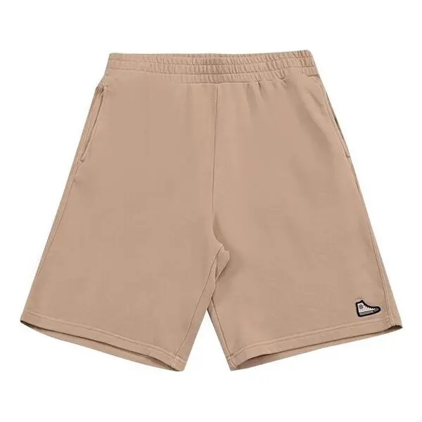 CONVERSE French Terry Patch Shorts - Beige