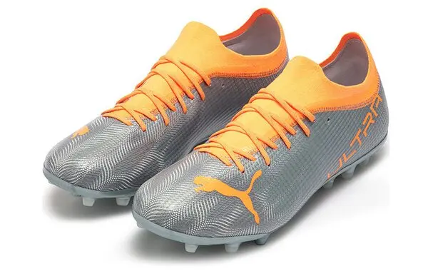 PUMA Ultra 24 Mg Soccer Cleats - Gray/orange