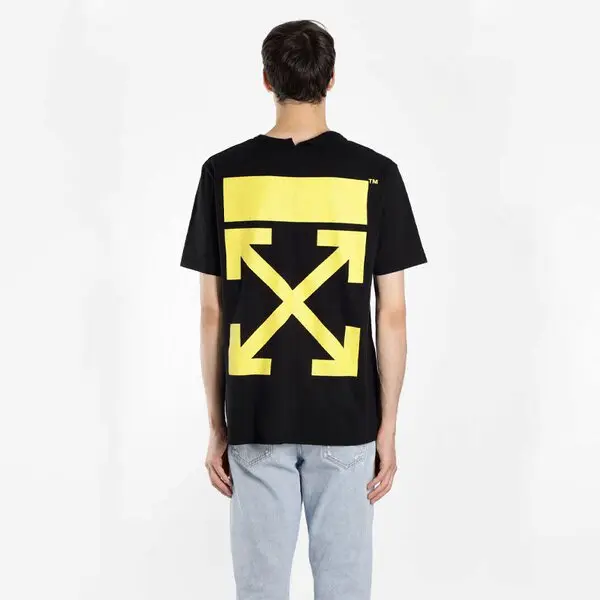 Off-White Cotton Printing Short Sleeve