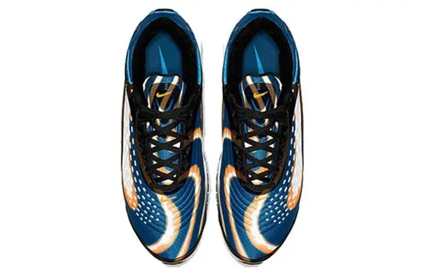 Nike Max Deluxe "blue Force" Sneakers - Blue/white/orange