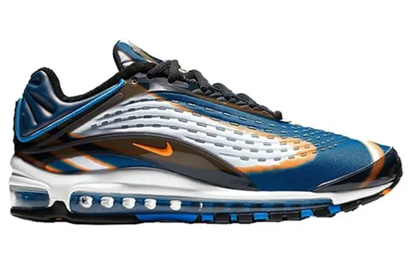 Nike Max Deluxe "blue Force" Sneakers - Blue/white/orange