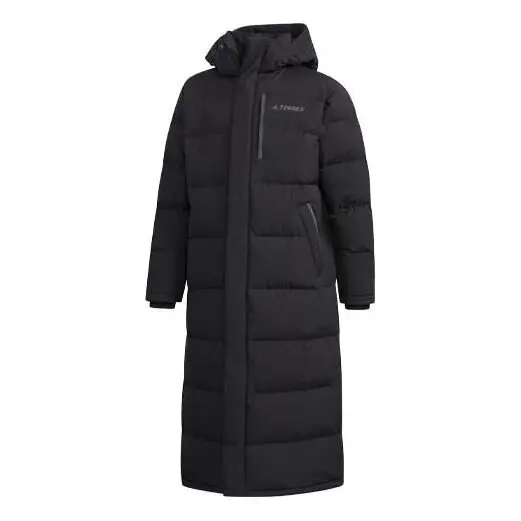 Adidas Padded Hooded Down Jacket - Black