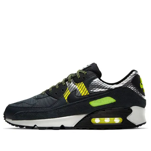 Nike 3m X Air Max 90 Anthracite Volt Sneakers - Anthracite/volt/black