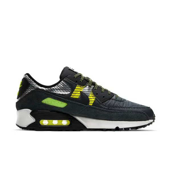 Nike 3m X Air Max 90 Anthracite Volt Sneakers - Anthracite/volt/black