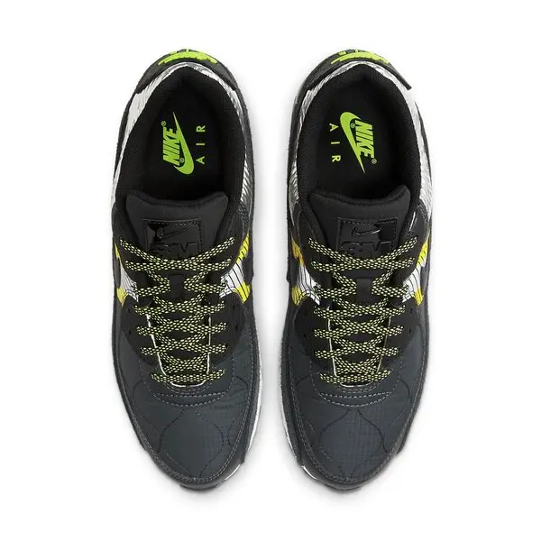 Nike 3m X Air Max 90 Anthracite Volt Sneakers - Anthracite/volt/black