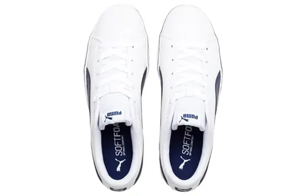 PUMA Court Point Vulc V2 Low Top Sneakers - White/blue