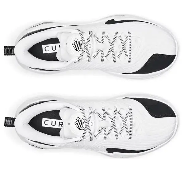 Under Armour Curry "shooting Star" Athletic Sneakers - White/black