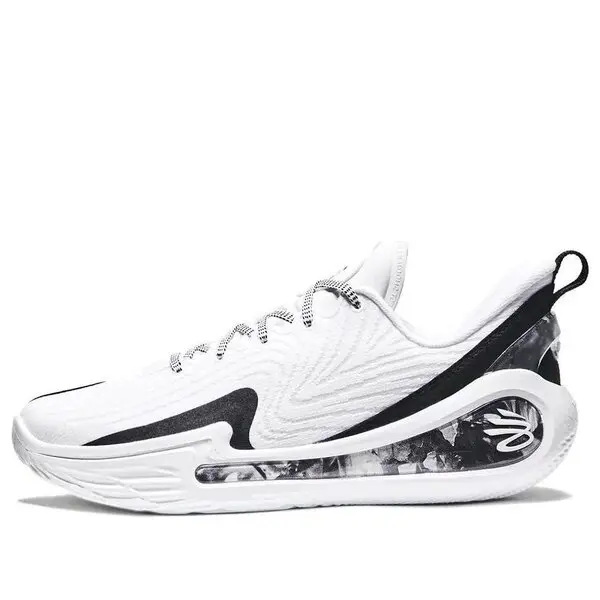 Under Armour Curry "shooting Star" Athletic Sneakers - White/black