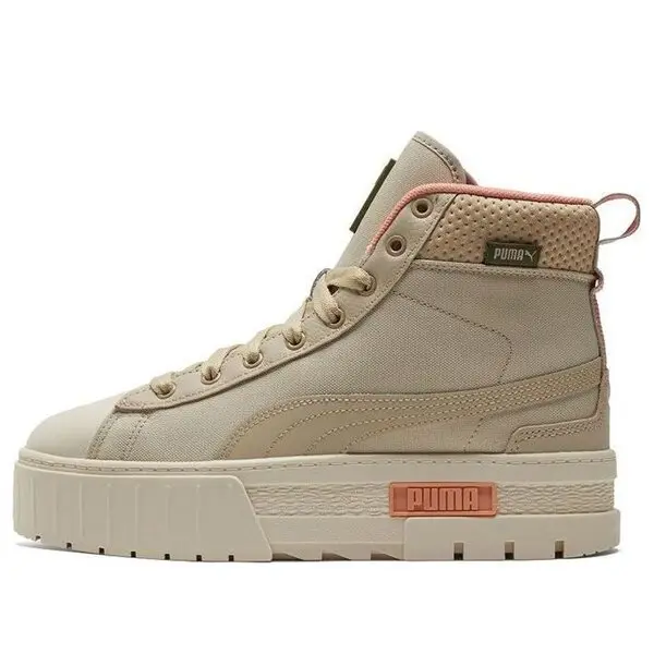 PUMA Mayze Mid Safari High-top Sneakers - Creamy