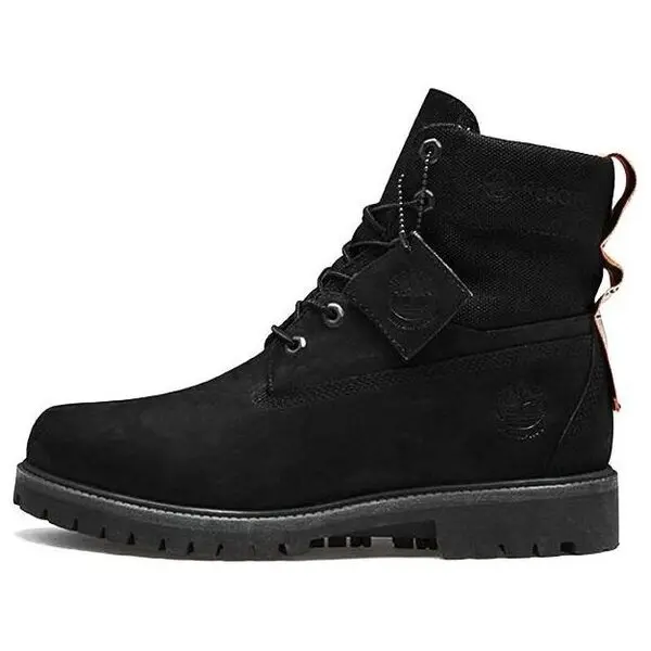 Timberland 6 Inch Treadlight Waterproof Rebotl Lace-up Boots - Black/red