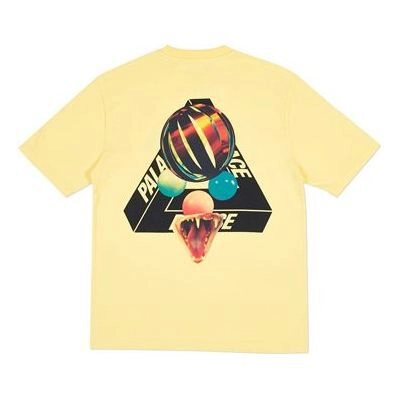 PALACE Sans Ferg T-shirt With Graphic Back Logo - Yellow