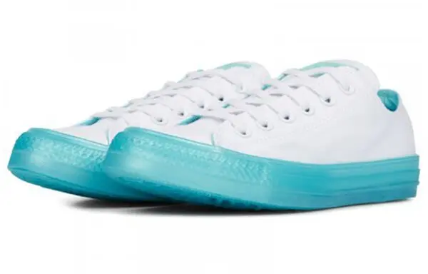 CONVERSE Chuck Taylor All Star Low Top Sneakers - White/blue