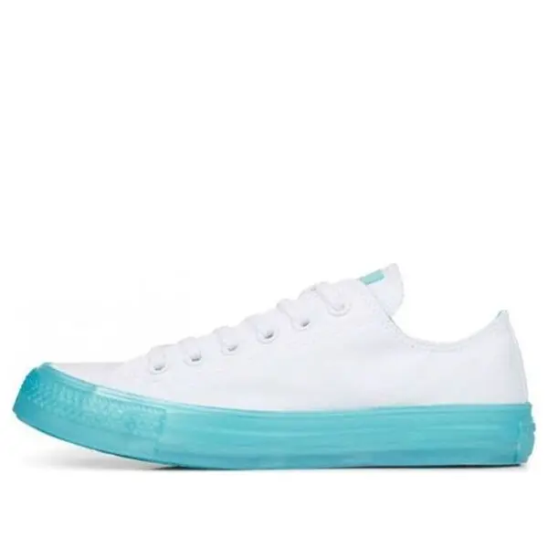 CONVERSE Chuck Taylor All Star Low Top Sneakers - White/blue